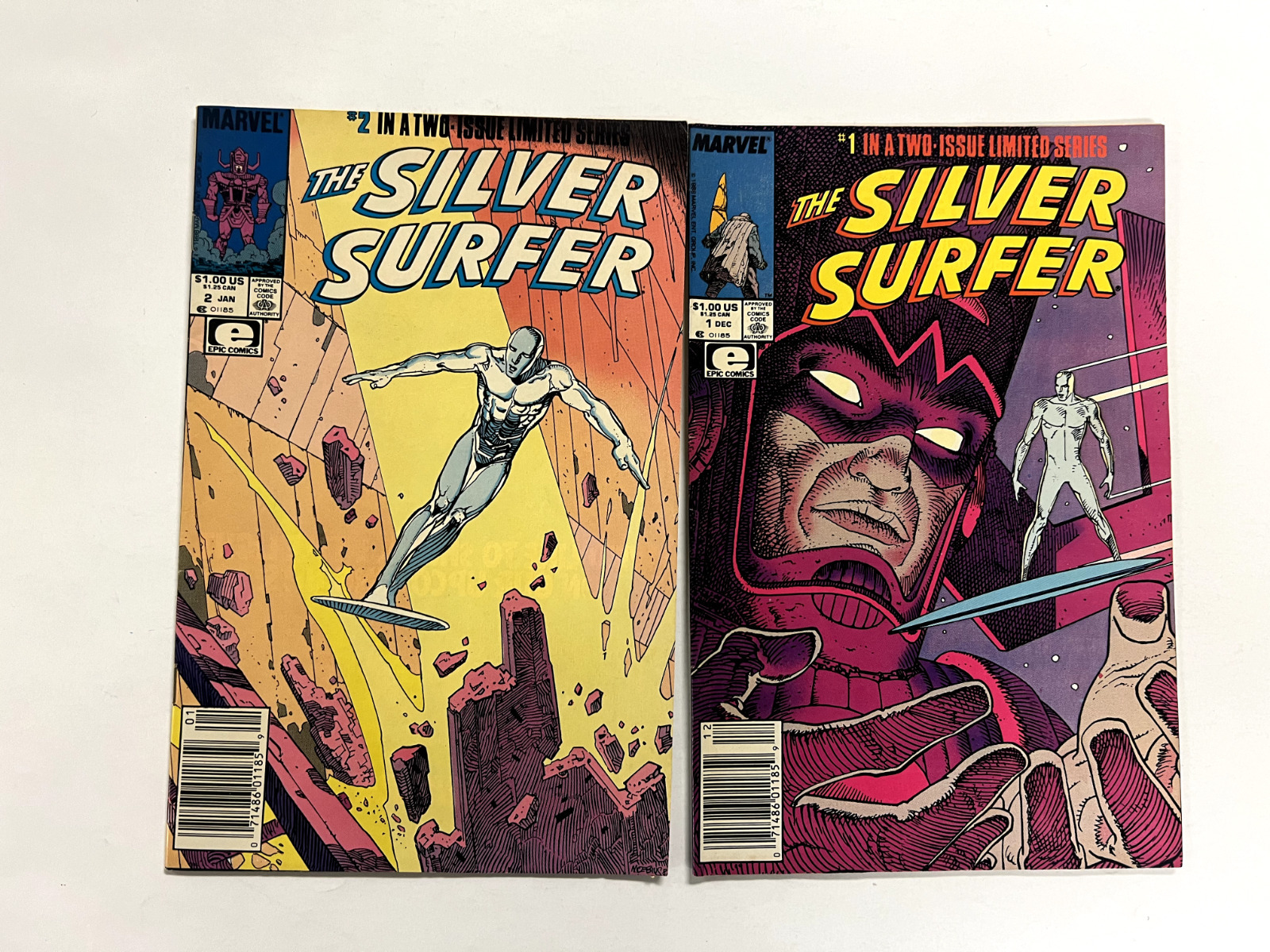 The Silver Surfer Complete Marvel Comics Ltd Series #1 2 Avengers 25 ...