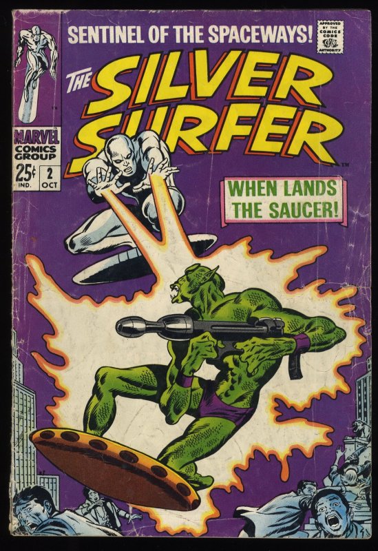 Silver Surfer #2 1st Appearance Badoon | Comic Books - Silver Age ...