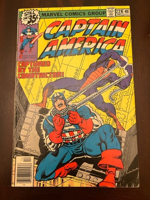 Captain America #228 (1978) - NM - 1st Appearance of the Constrictor ...