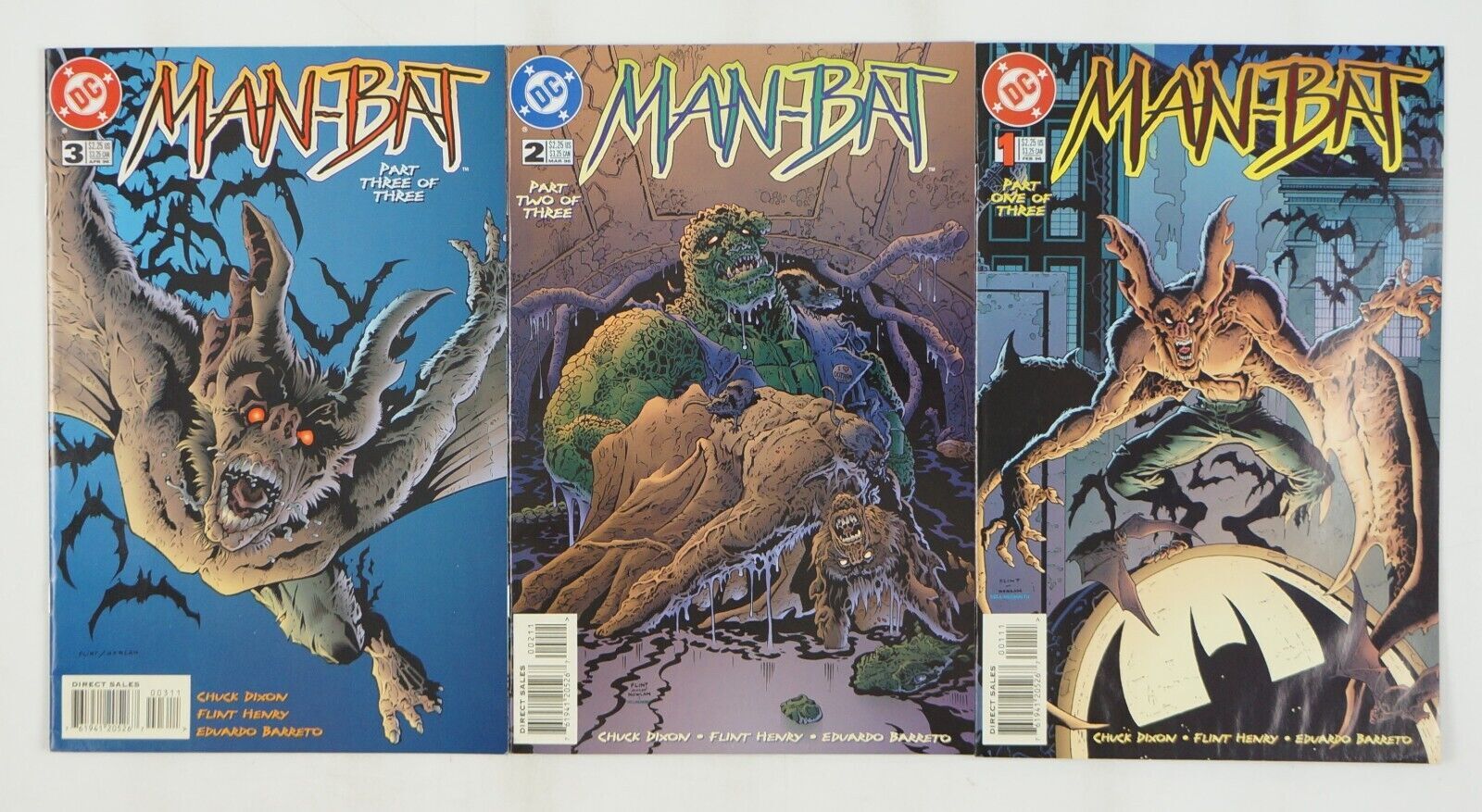 Man-Bat Vol. 3 #1-3 VF- complete series - Chuck Dixon - Batman - DC ...