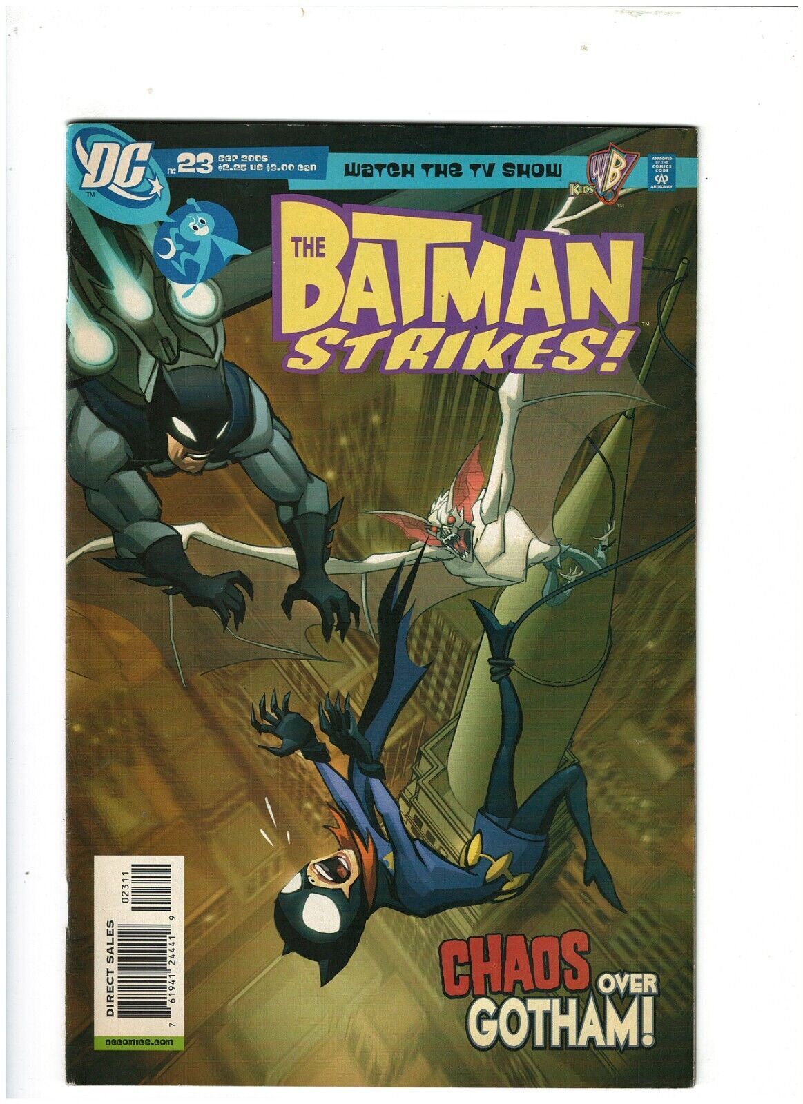 The Batman Strikes #23 DC Comics 2006 Batgirl & Man-Bat Animated FN/VF ...