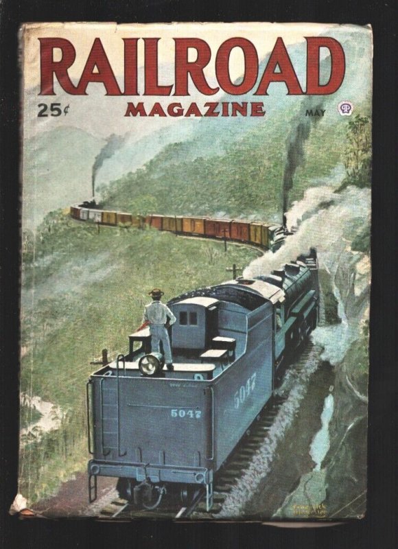 Railroad Magazine 5/1946-Frederick Blakeslee cover art-Pulp stories ...