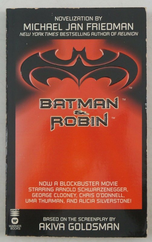 Batman & Robin Movie Novelization - Michael Jan Friedman - DC Warner ...