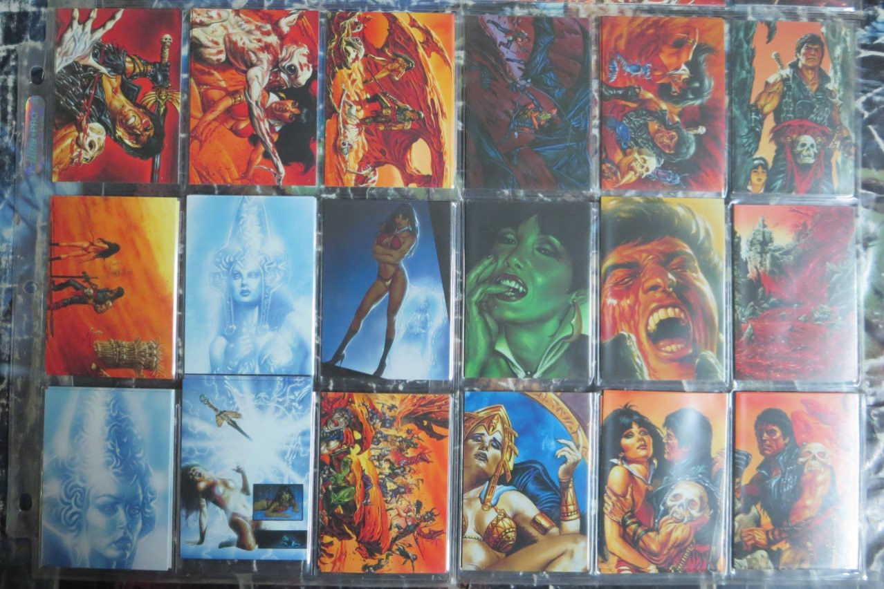 Vampirella Blood Lust Trading Card Lot Incomplete Set Harris Image ...