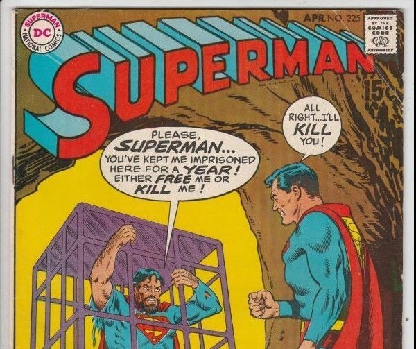 Superman #225 strict FN/VF+ 7.5 High-Grade 1st Appear - Superman ...