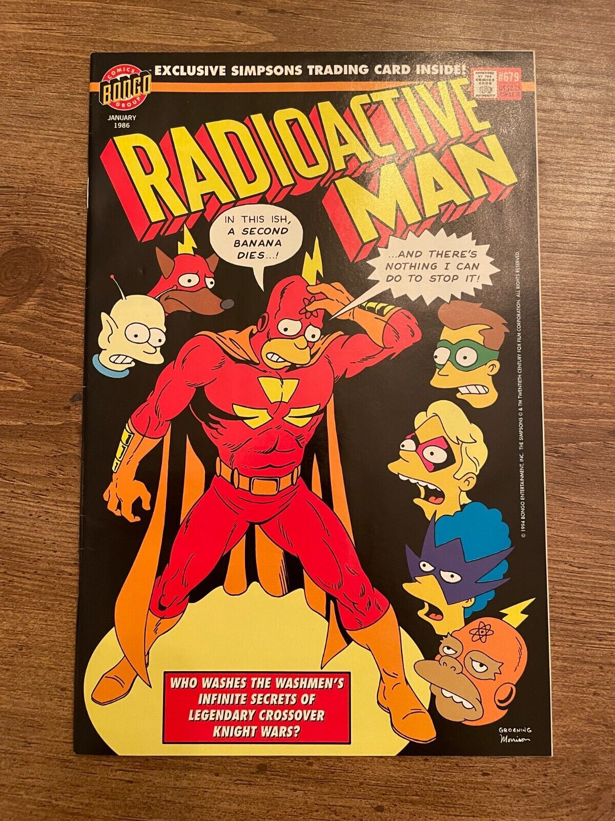Radioactive Man # 679 NM Bongo Simpsons Comic Book Homer Bart Lisa ...