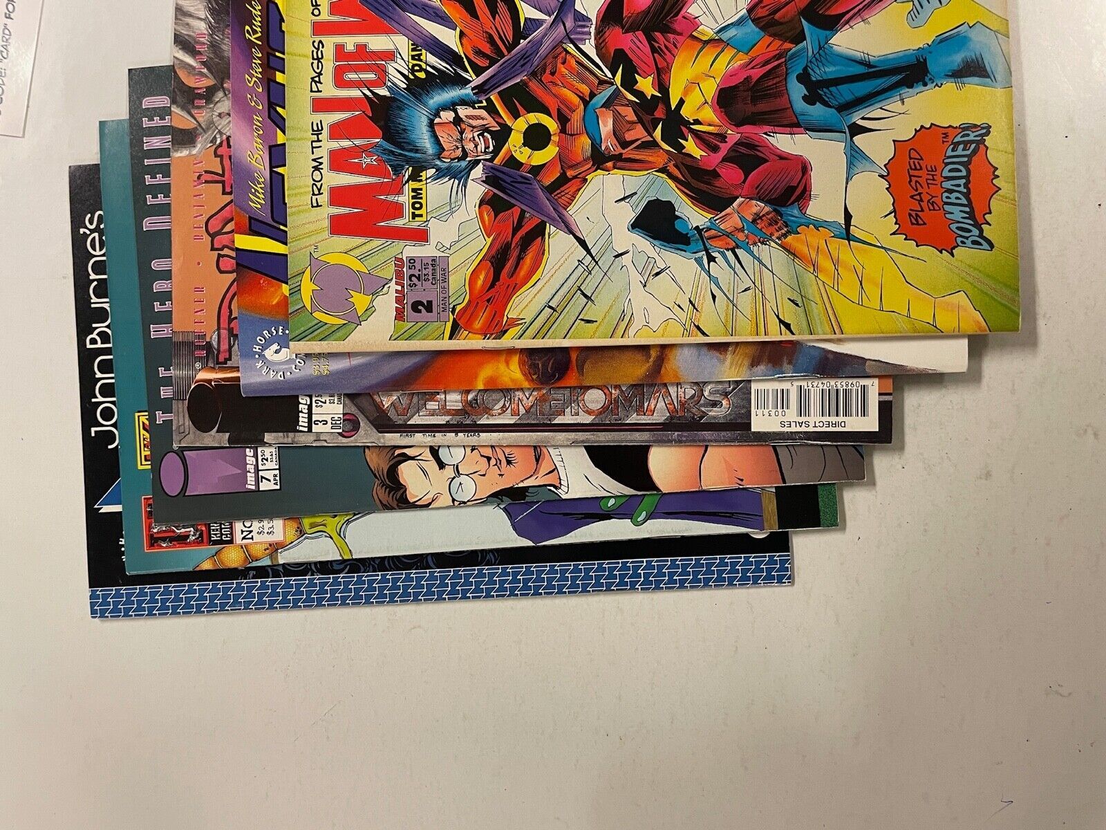 6 Various Comics Man of War #2 Nexus Phantom Guard Mage Next Men KODT ...