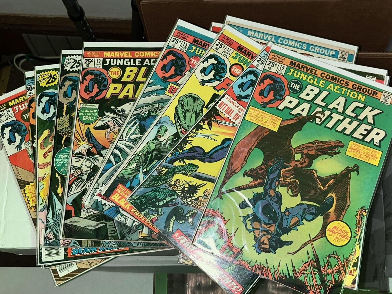 Jungle Action (1972) Lot - Complete Series Set w/#s 1-24, Has 5, 6, 20 ...