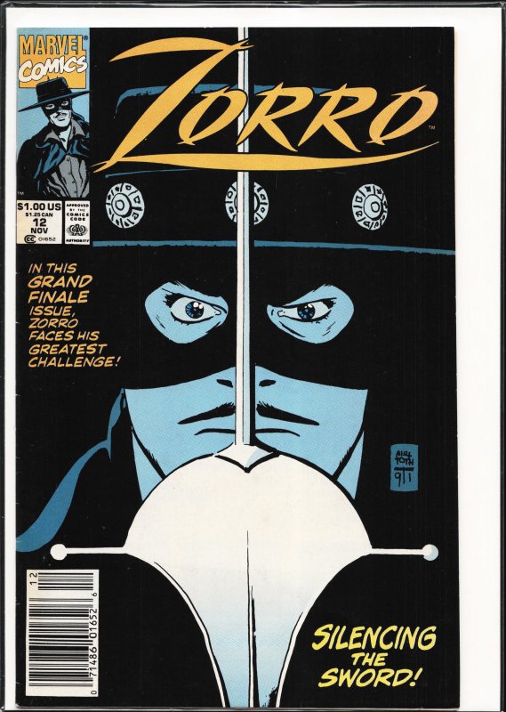 Zorro #12 (1991) Zorro | Comic Books - Copper Age, Marvel, Zorro ...