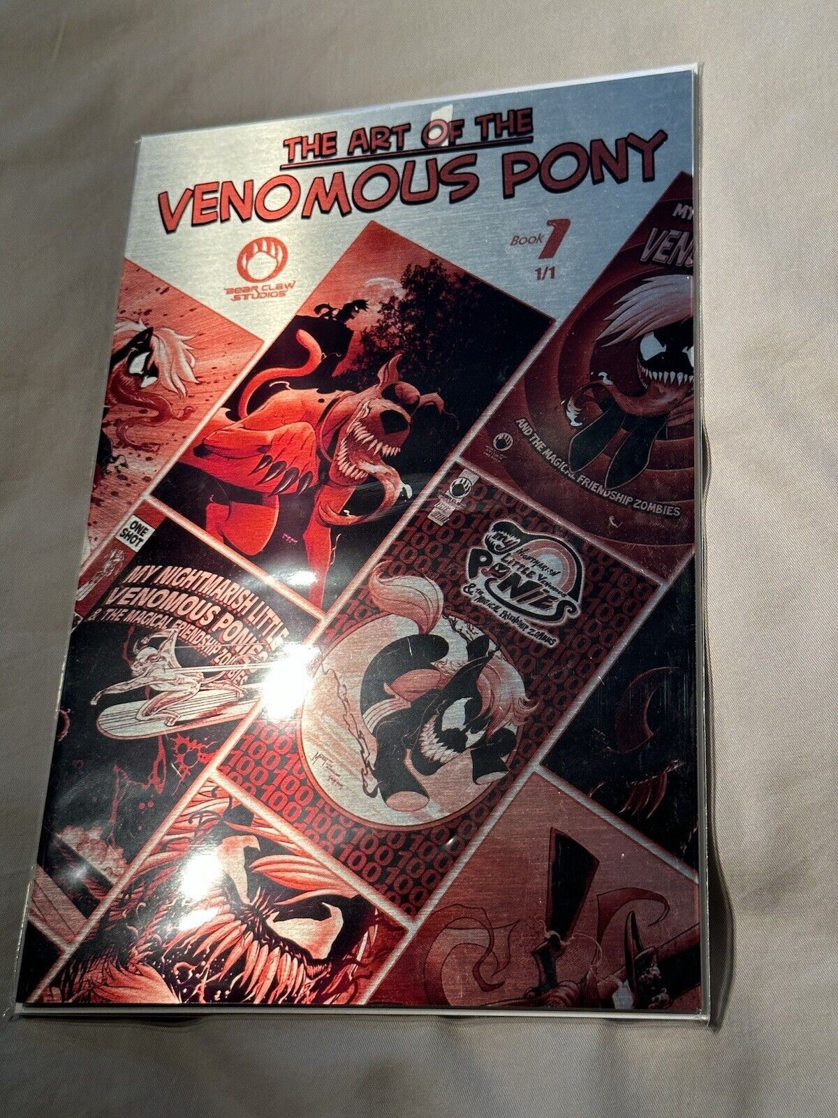 My Nightmarish Little Venomous Ponies Art of Pony ASM 300 homage Red ...