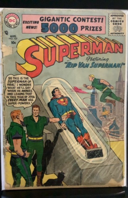 Superman #107 (1956) | Comic Books - Silver Age, DC Comics, Superman ...