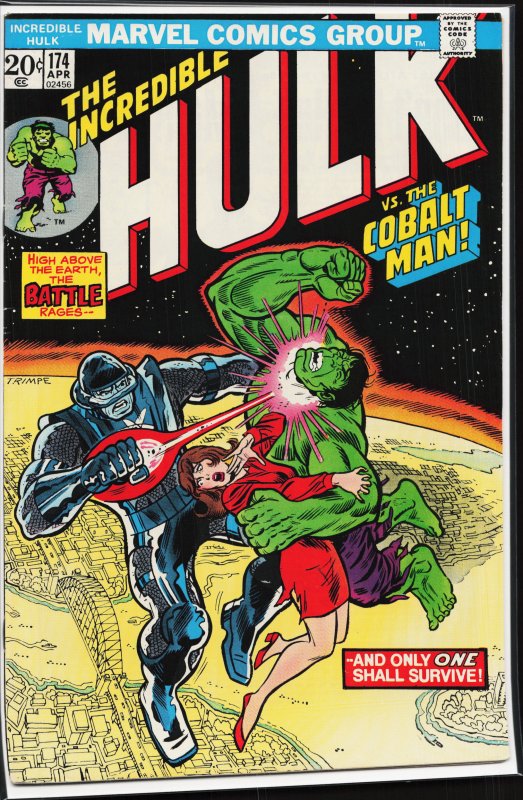 The Incredible Hulk #174 (1974) Hulk | Comic Books - Bronze Age, Marvel ...
