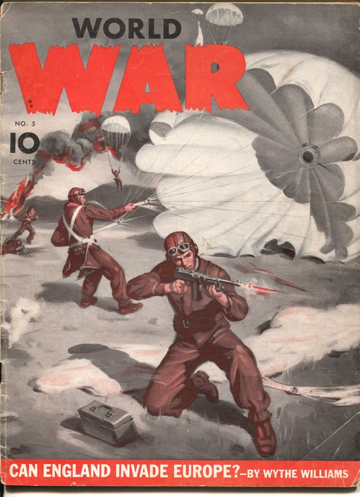 World War #5 1941-Dell-war pulp-Hitler Youth-Stalin-Mussolini-G/VG ...