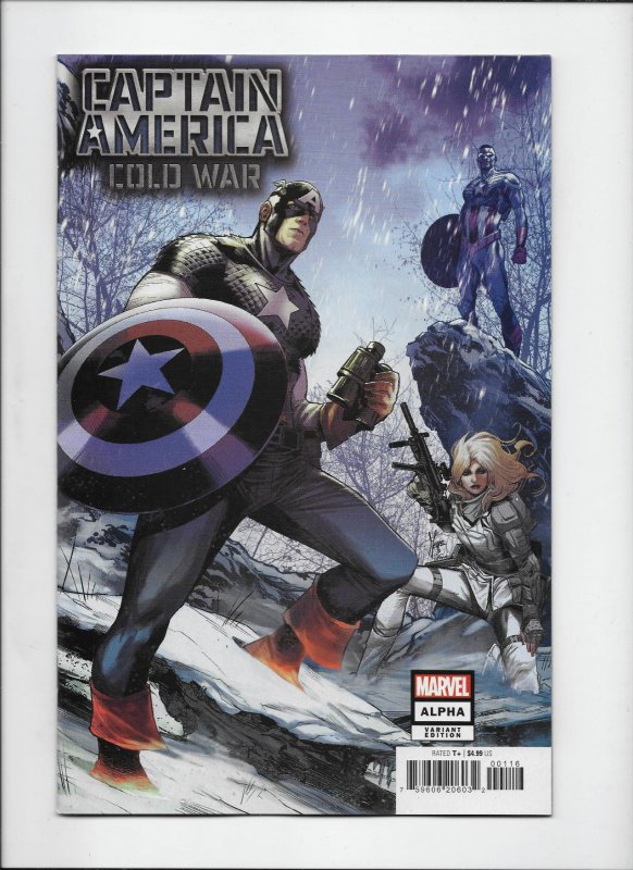 Captain America Cold War Alpha #1 1:25 Marvel 2023 Marco Checchetto ...