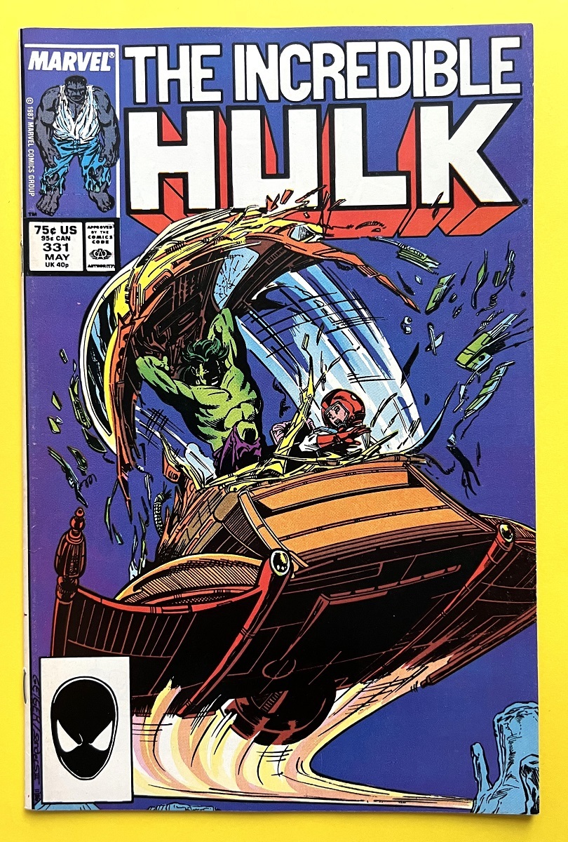 Incredible Hulk 331 Smart Grey Hulk 1st Appearance Mcfarlane (1987 ...
