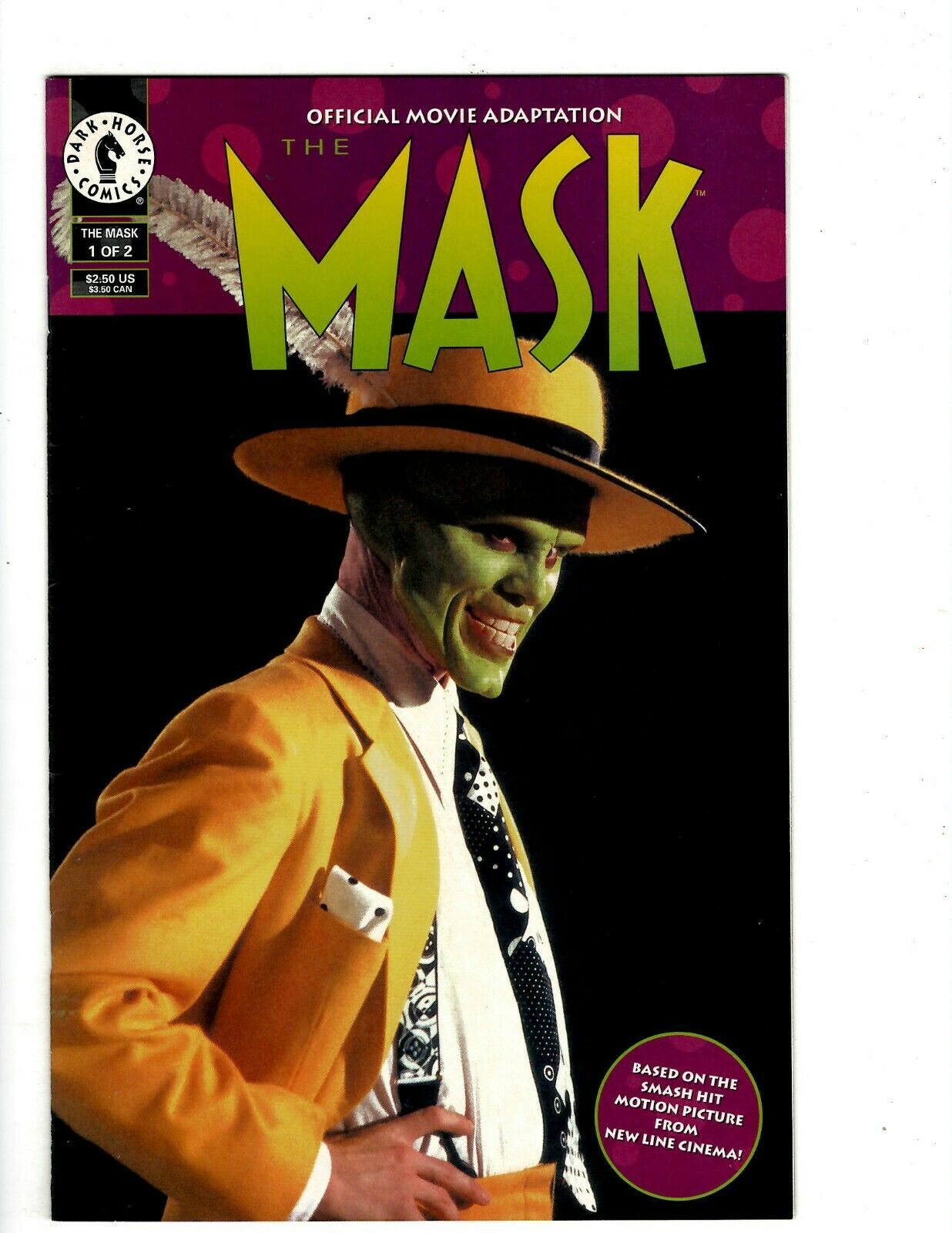 THE MASK Official Movie Adaptation # 1 2 Complete Dark Horse Comic LTD ...