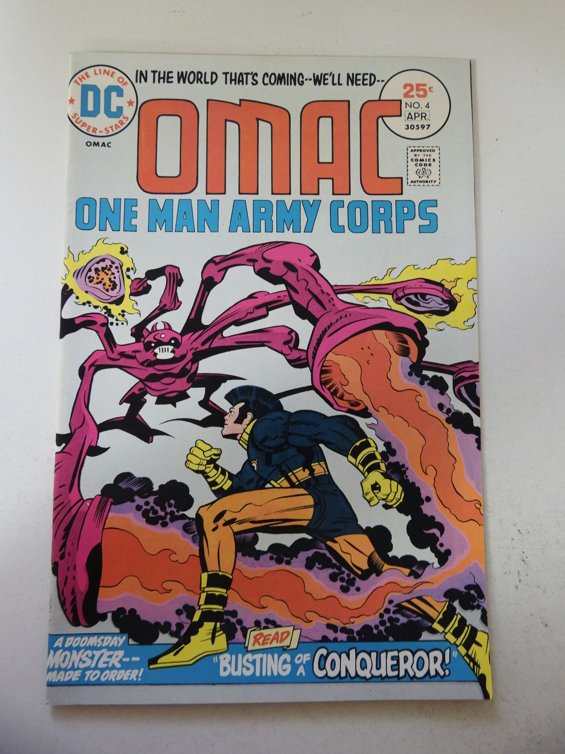 OMAC #4 (1975) VF- Condition | Comic Books - Bronze Age, DC Comics ...