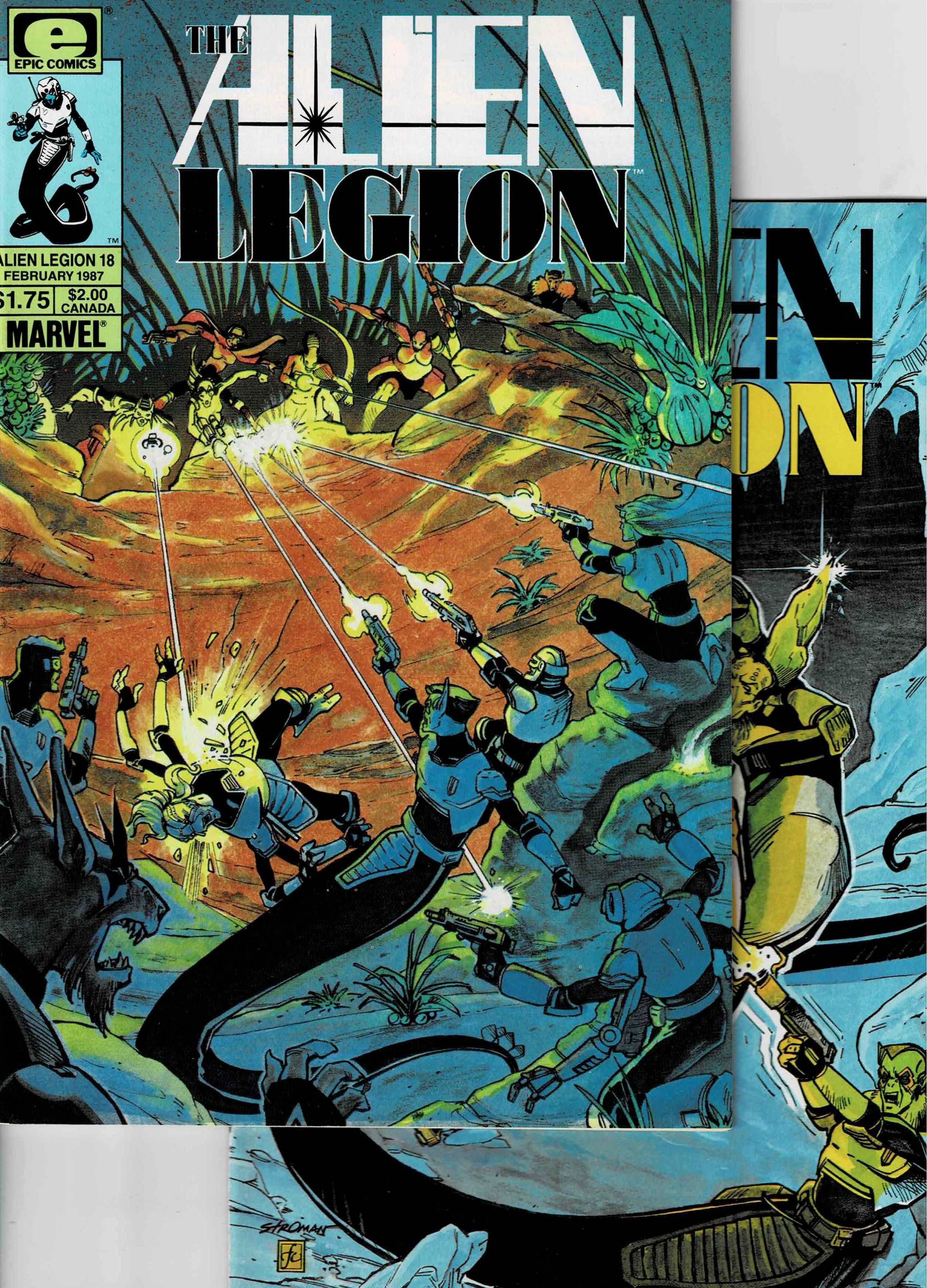 Alien Legion #18 & #19 (1987) A Fat Mouse BOGO! (Shipped as 1) Read ...