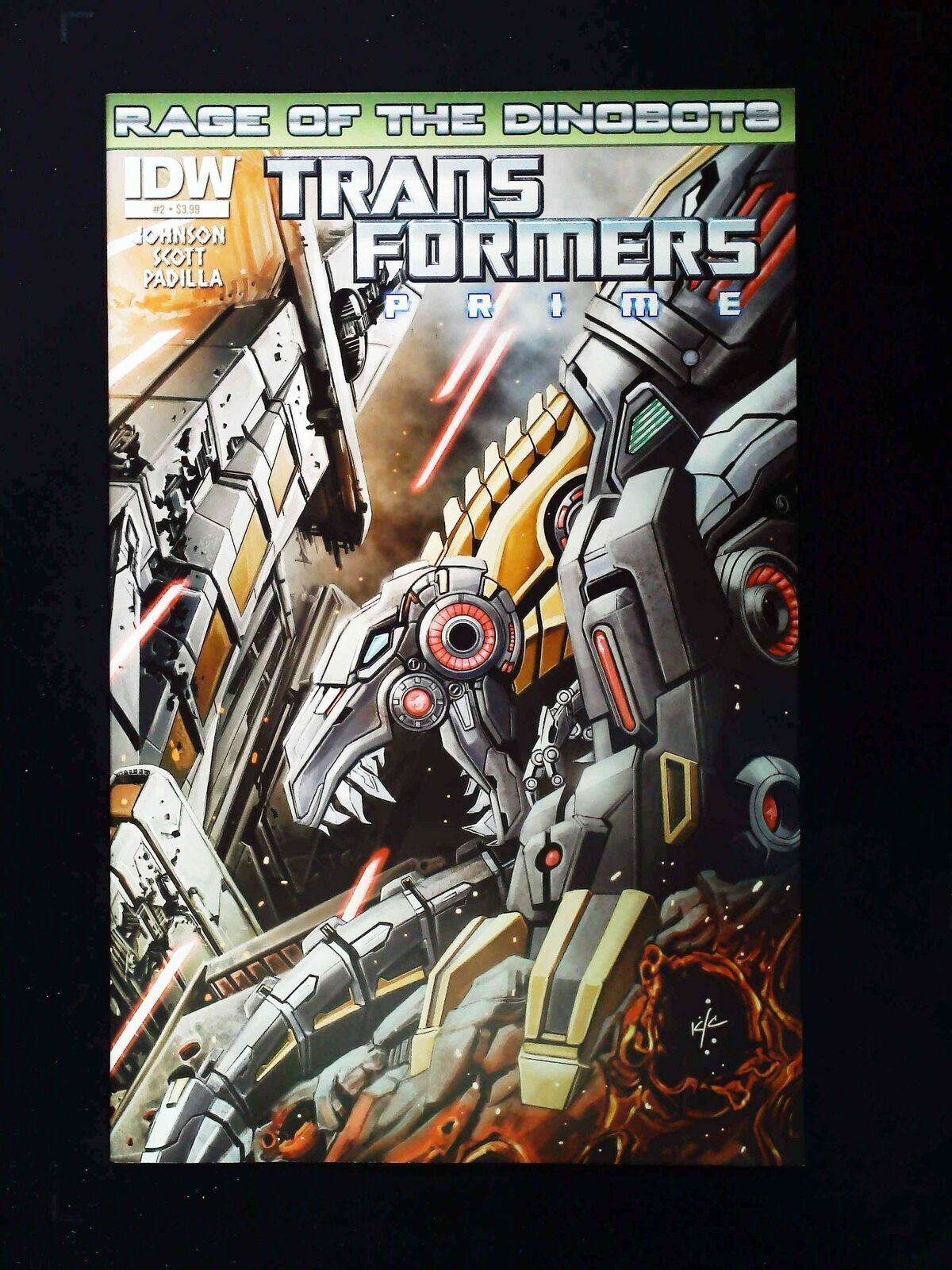 Transformers Prime Rage Of The Dinobots #2 Marvel Comics 2012 Nm ...