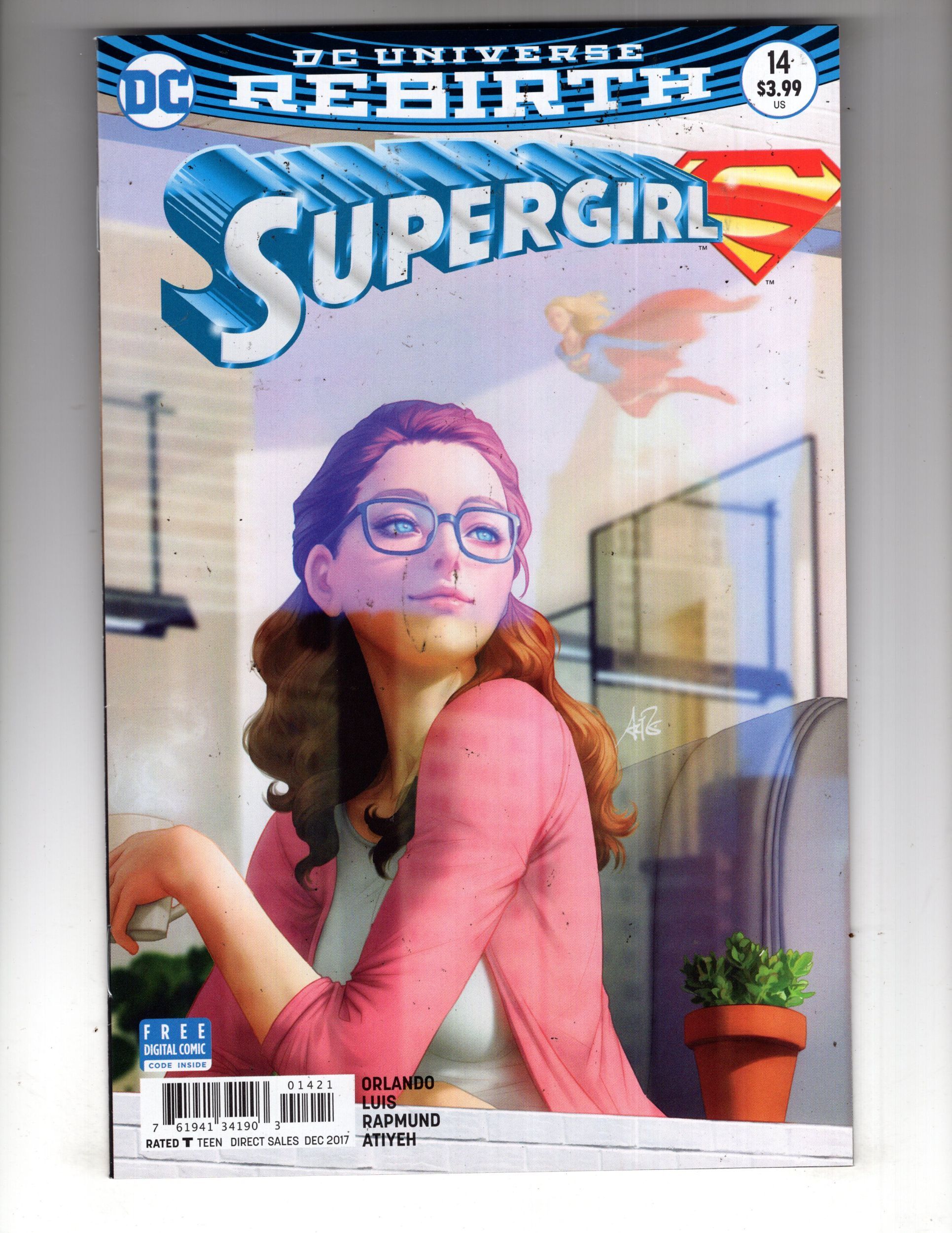 Supergirl #14 Artgerm Lau Variant Cover (2017) / ID#138-A | Comic Books ...