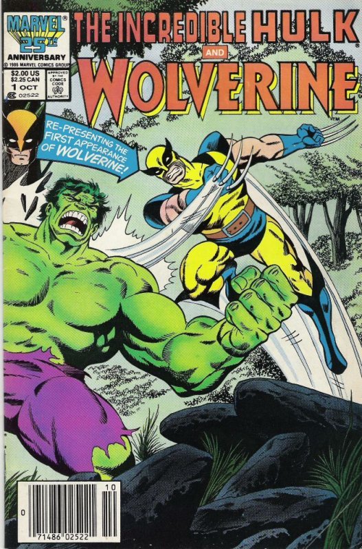 The Incredible Hulk and Wolverine (1986) VG 4.0 | Comic Books - Copper ...