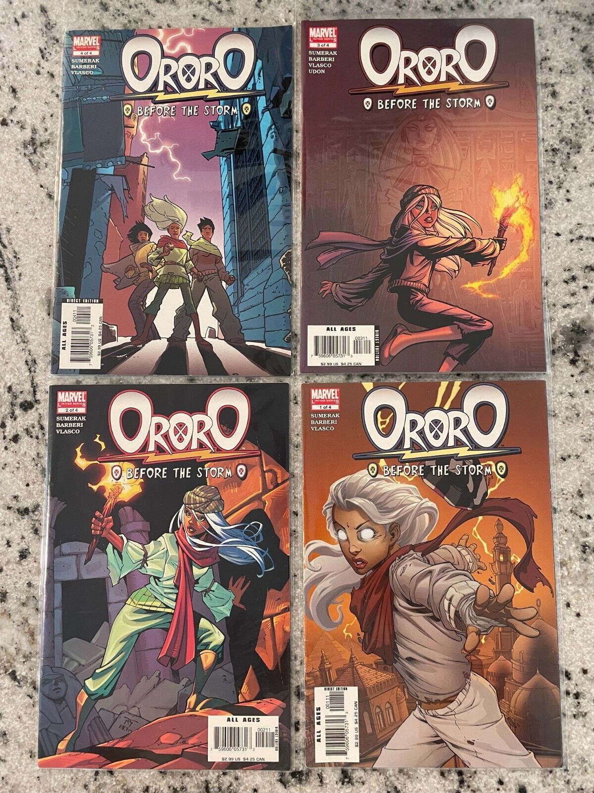 Ororo Complete Marvel Comics LTD Series # 1 2 3 4 Wolverine Storm X-Men ...