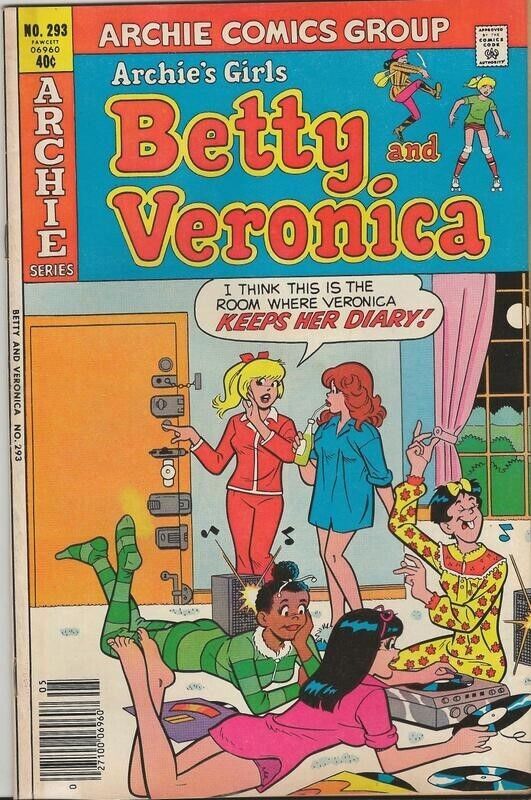 Archie's Girls Betty and Veronica #293 ORIGINAL Vintage 1980 Archie ...