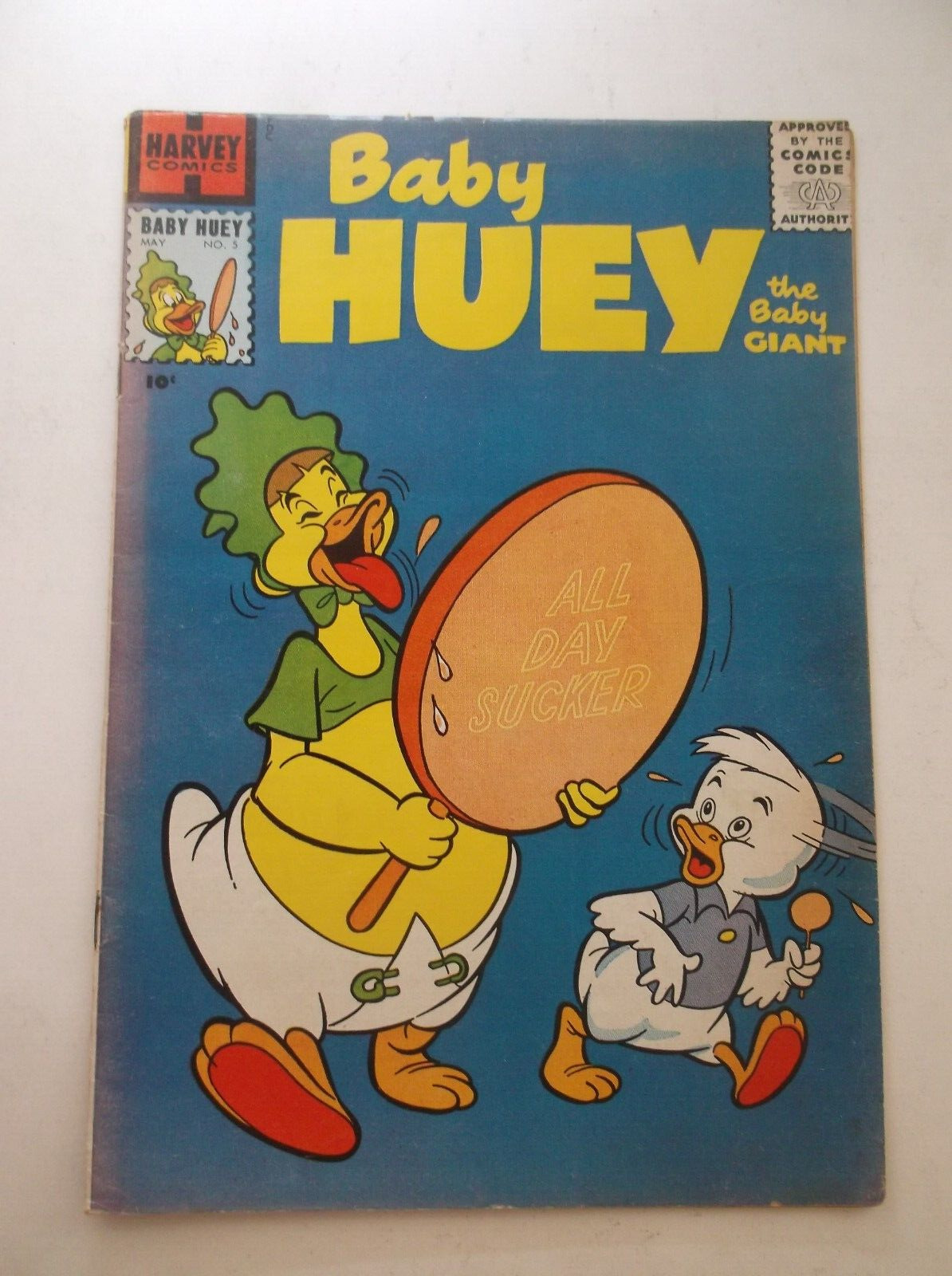 Harvey Comics: Baby Huey, the Baby Giant #5, Rare/Htf, 1957, FN- (5.5 ...