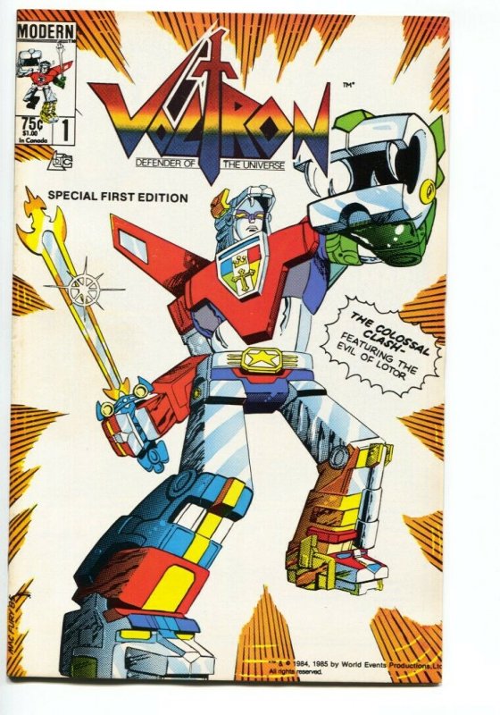 Voltron #1 1985 Modern First issue-comic book vf/nm | Comic Books ...
