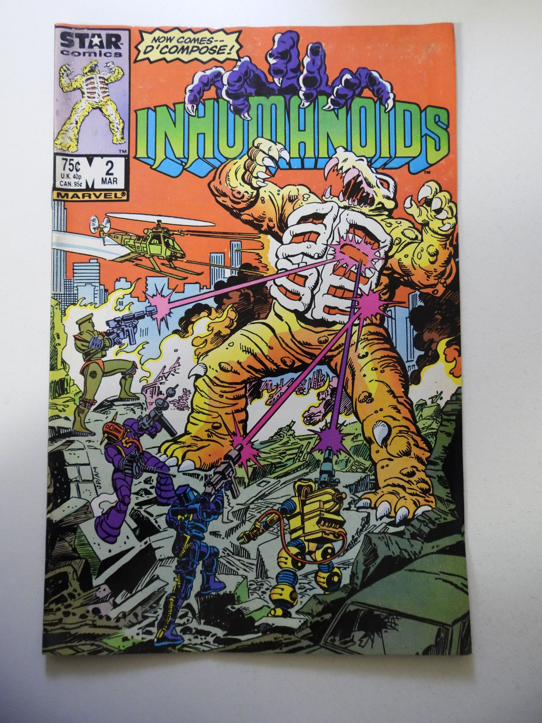 The Inhumanoids #2 (1987) | Comic Books - Copper Age, Marvel / HipComic