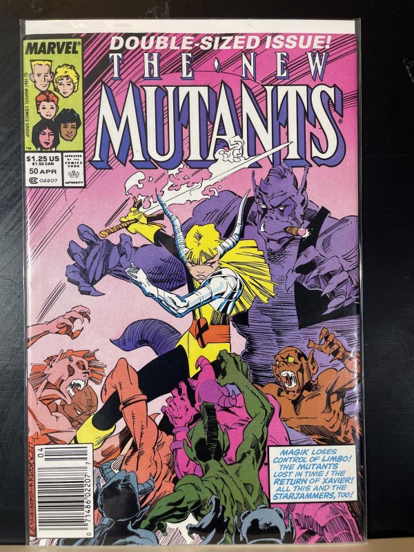 The New Mutants #50 Newsstand Edition (1987) Grim Jack app. | Comic ...