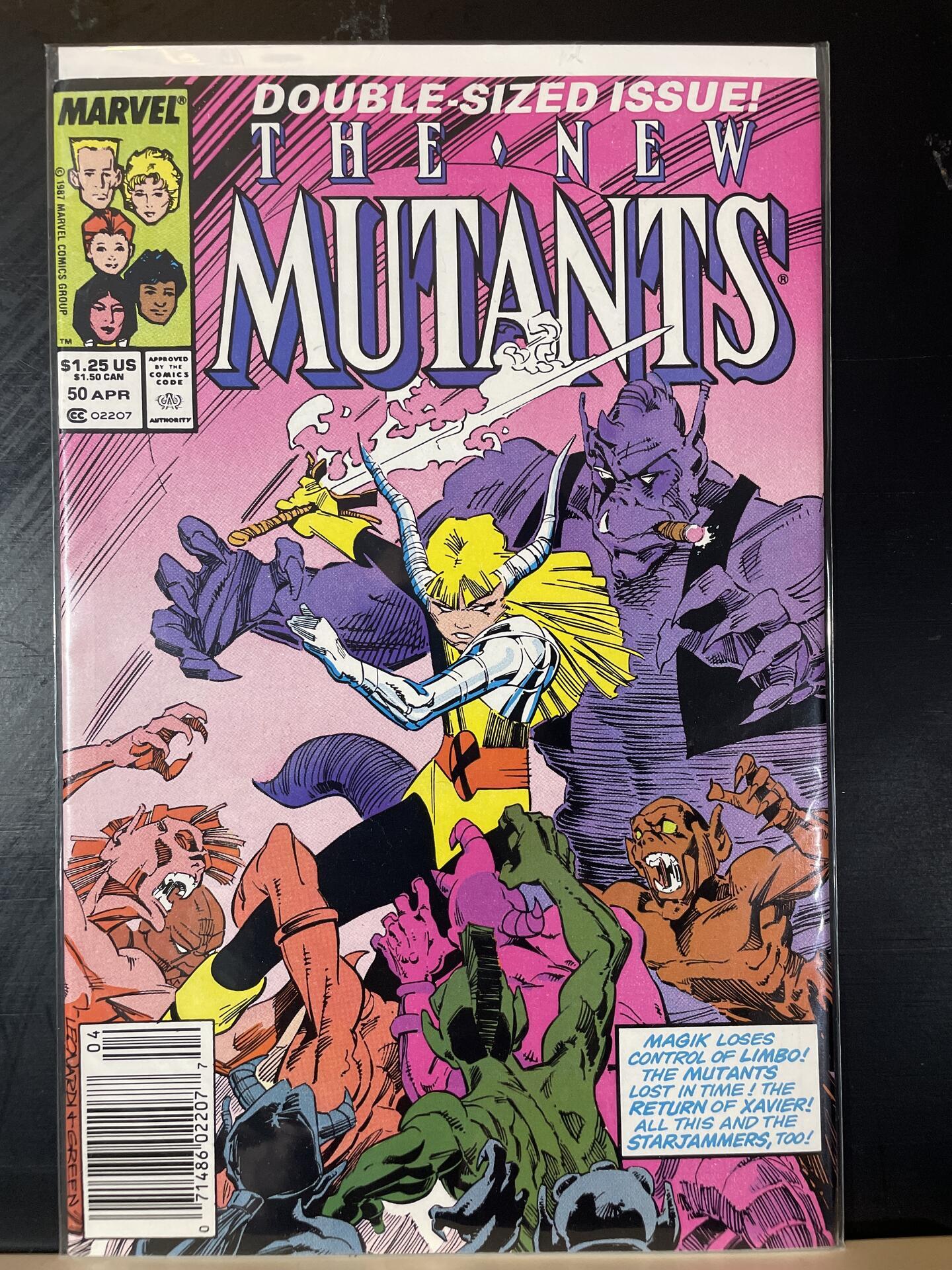 The New Mutants #50 Newsstand Edition (1987) Grim Jack app. | Comic ...