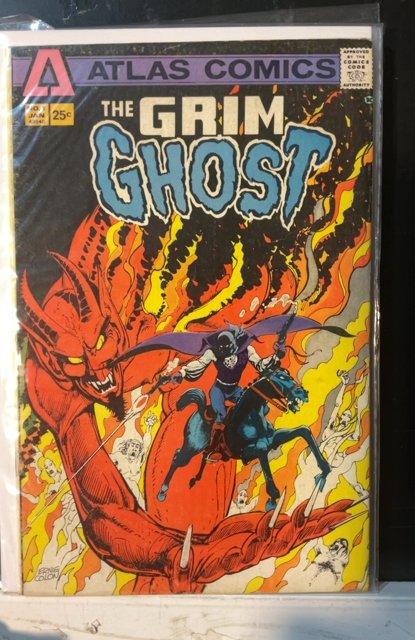 The Grim Ghost #1 (1975) | Comic Books - Bronze Age, Fantasy / HipComic
