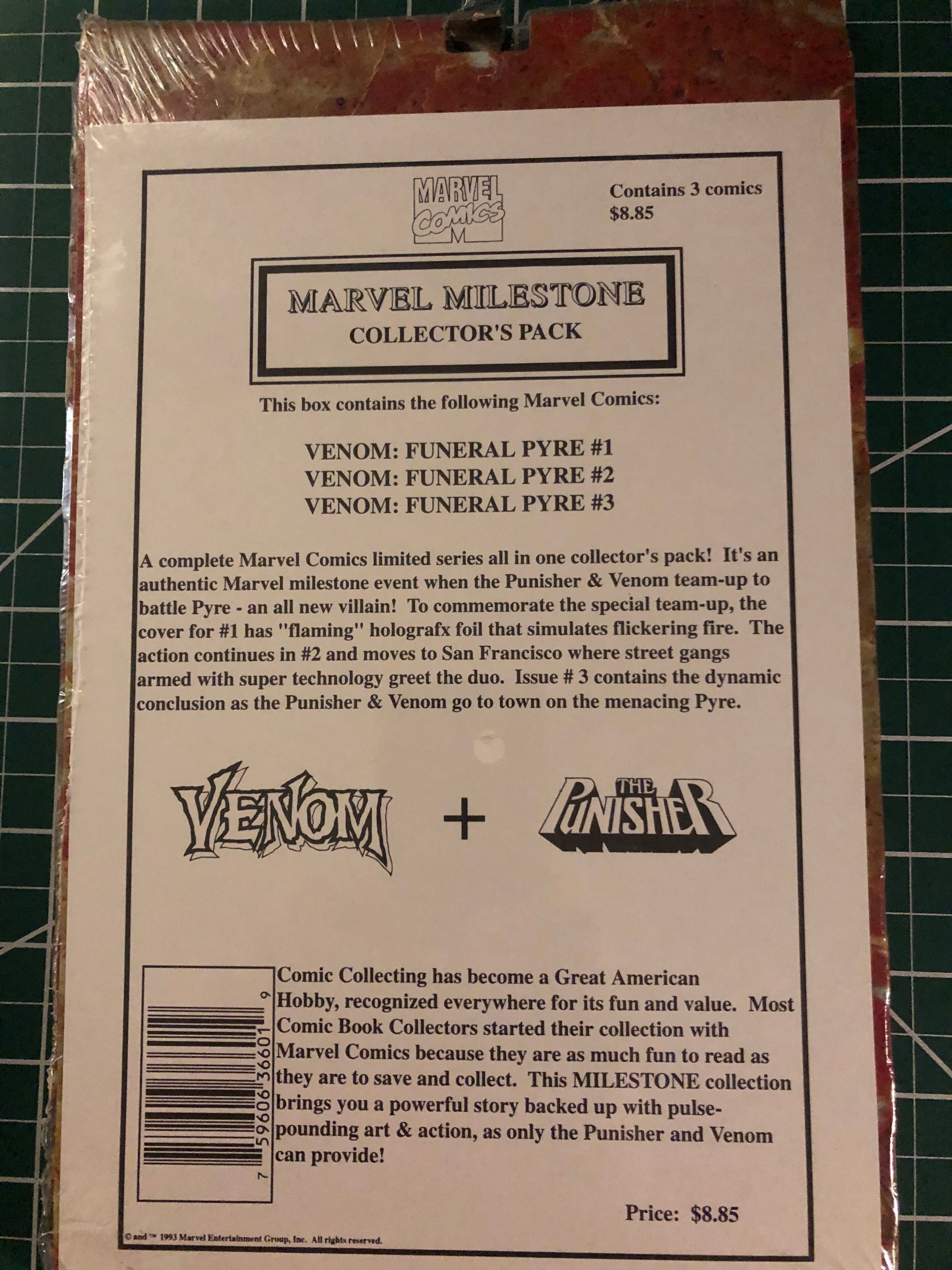 Sale! Venom: Funeral Pyre #1, 2, 3 (1993) Marvel Milestones Collector's ...