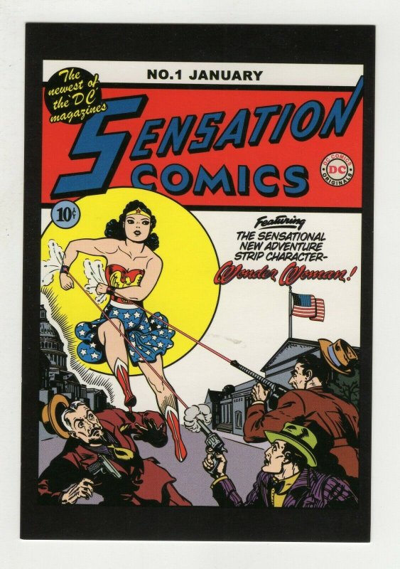Sensation Comics #1 4x5" Cover Postcard 2010 DC Comics Wonder Woman ...