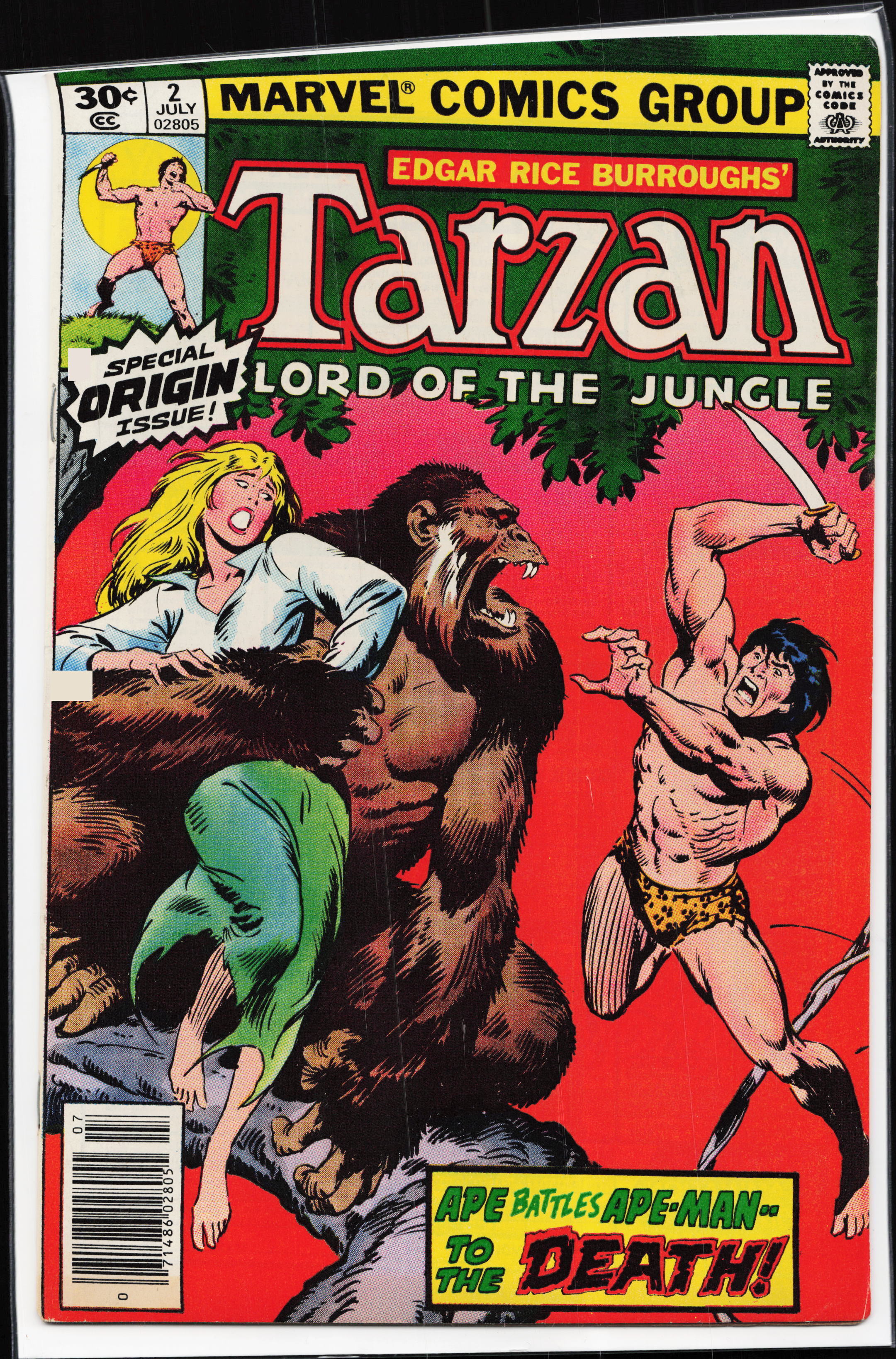 Tarzan #2 (1977) Tarzan | Comic Books - Bronze Age, Marvel, Tarzan ...