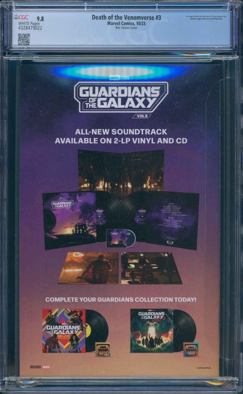 Death of the Venomverse #3 CGC 9.8 Reis Madame Venom Design Variant ...