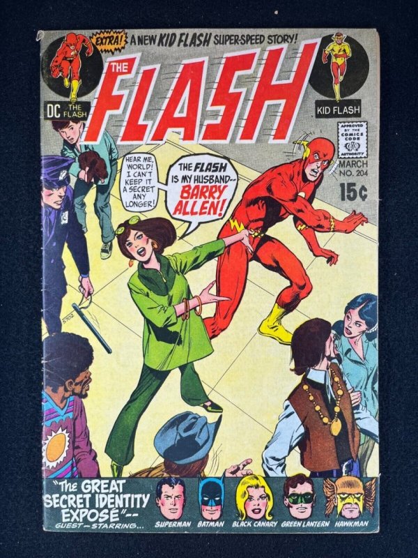 Flash (1959) #204 FN (6.0) Neal Adams Cover | Comic Books - Modern Age ...