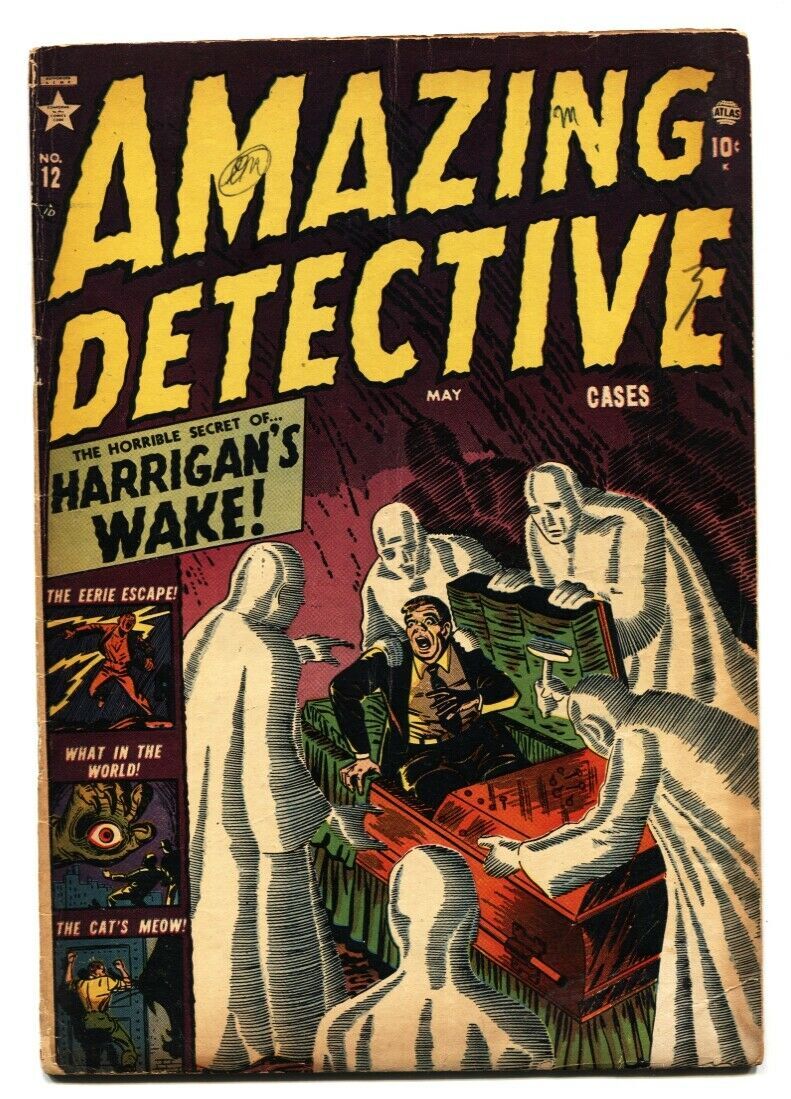Amazing Detective Cases #12 1952- Atlas Pre-Code Horror- Krigstein ...