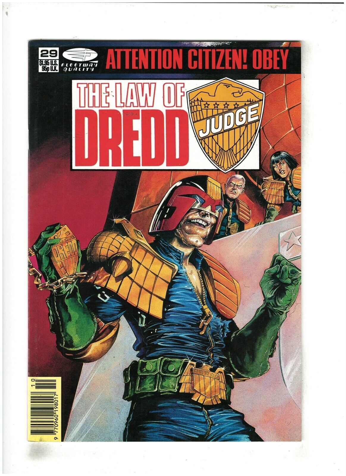 The Law of Dredd #29 VF+ 8.5 Fleetway Judge Dredd 1991 | Comic Books ...