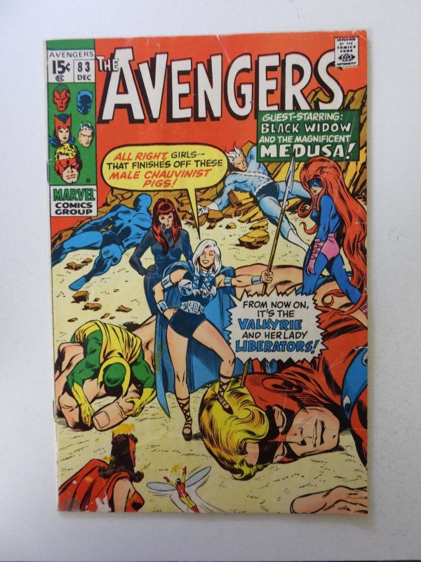 The Avengers #83 (1970) 1st appearance Valkyrie and The Lady Liberators ...