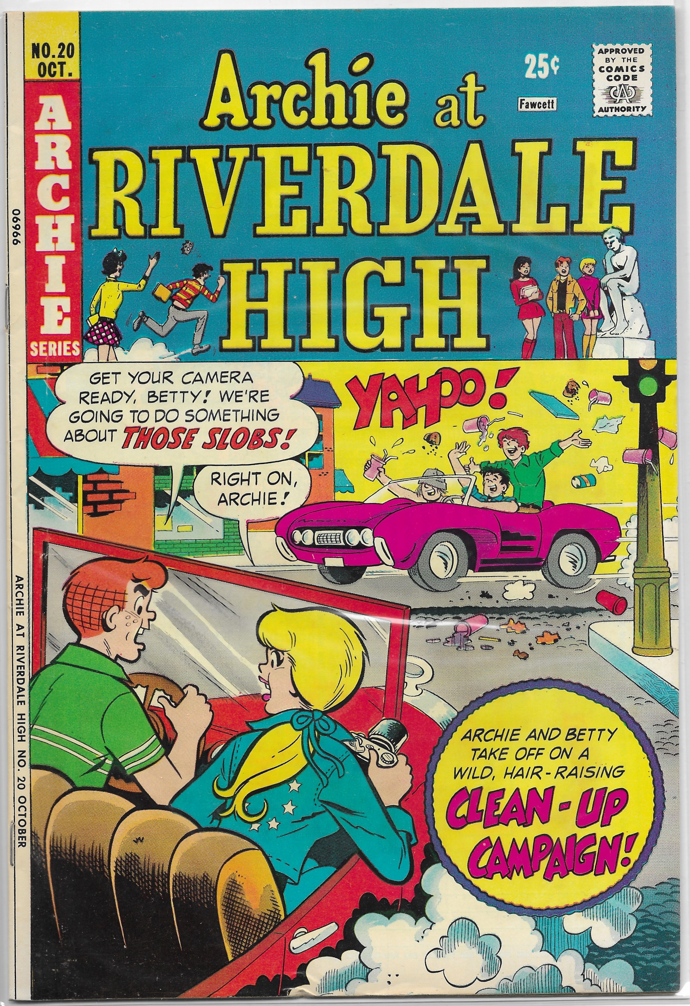 Archie at Riverdale High # 20 VG | Comic Books - Bronze Age, Archie ...