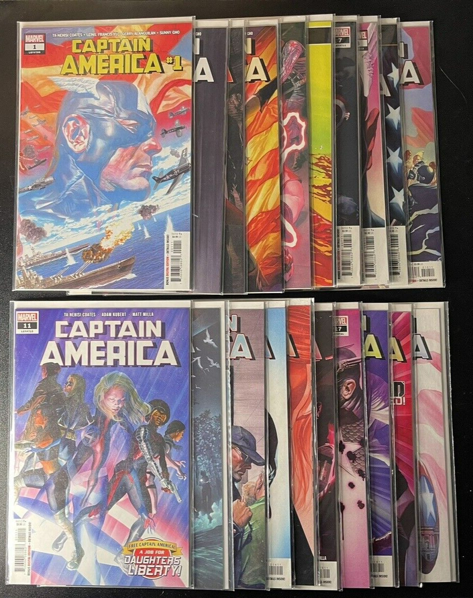 Captain America Volume 9 (2018) # 1-20 Marvel Comics Set Lot Ta-Nehisi ...