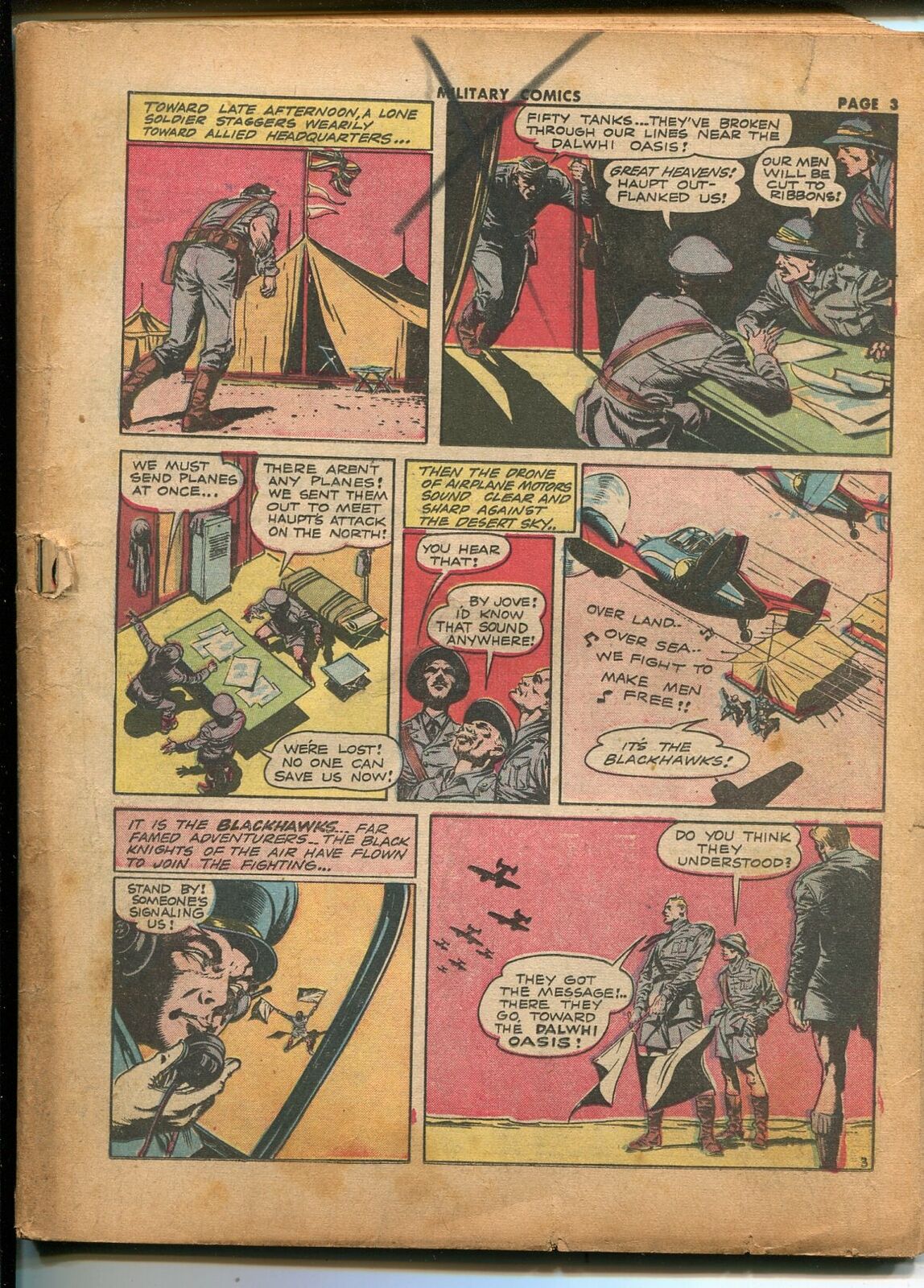 Military #16 1943-Quality-Blackhawk-Sniper-Blue Tracer-P | Comic Books ...