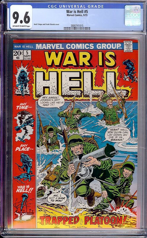 War is Hell #5 (1973) CGC 9.6 - Highest Graded | Comic Books - Bronze Age, Marvel, War / HipComic