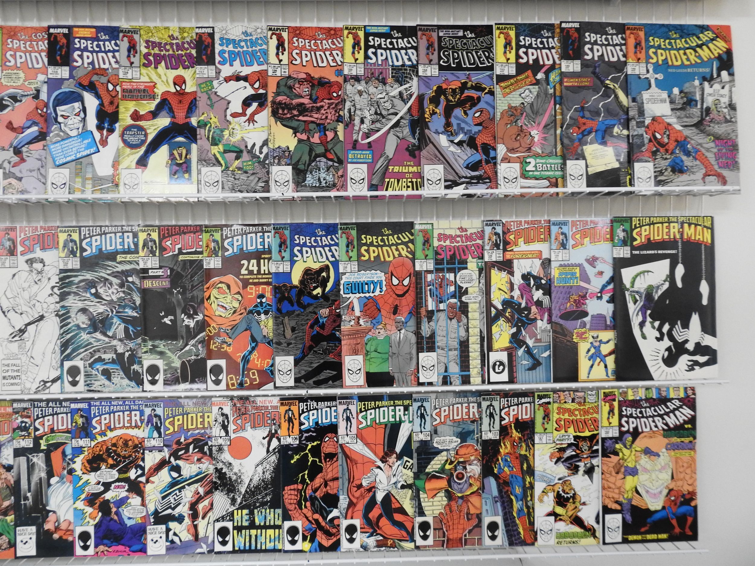 Huge Lot 200+ Comics W/ Spec. Spider-Man, Amazing Spider-Man, +More Avg ...