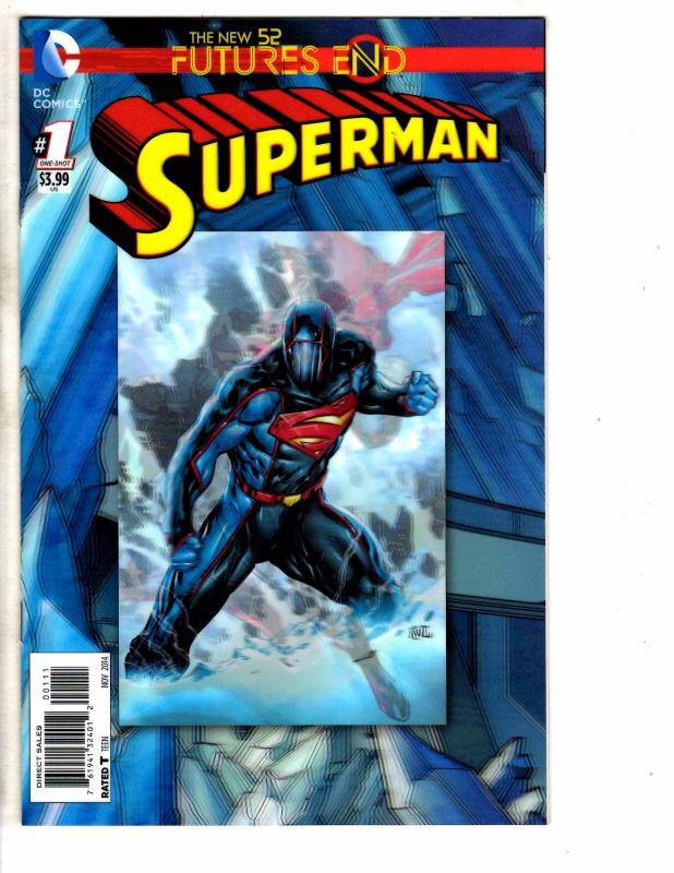 4 New 52 Future's End DC Comics # 1 NM Supergirl Superman Superboy ...