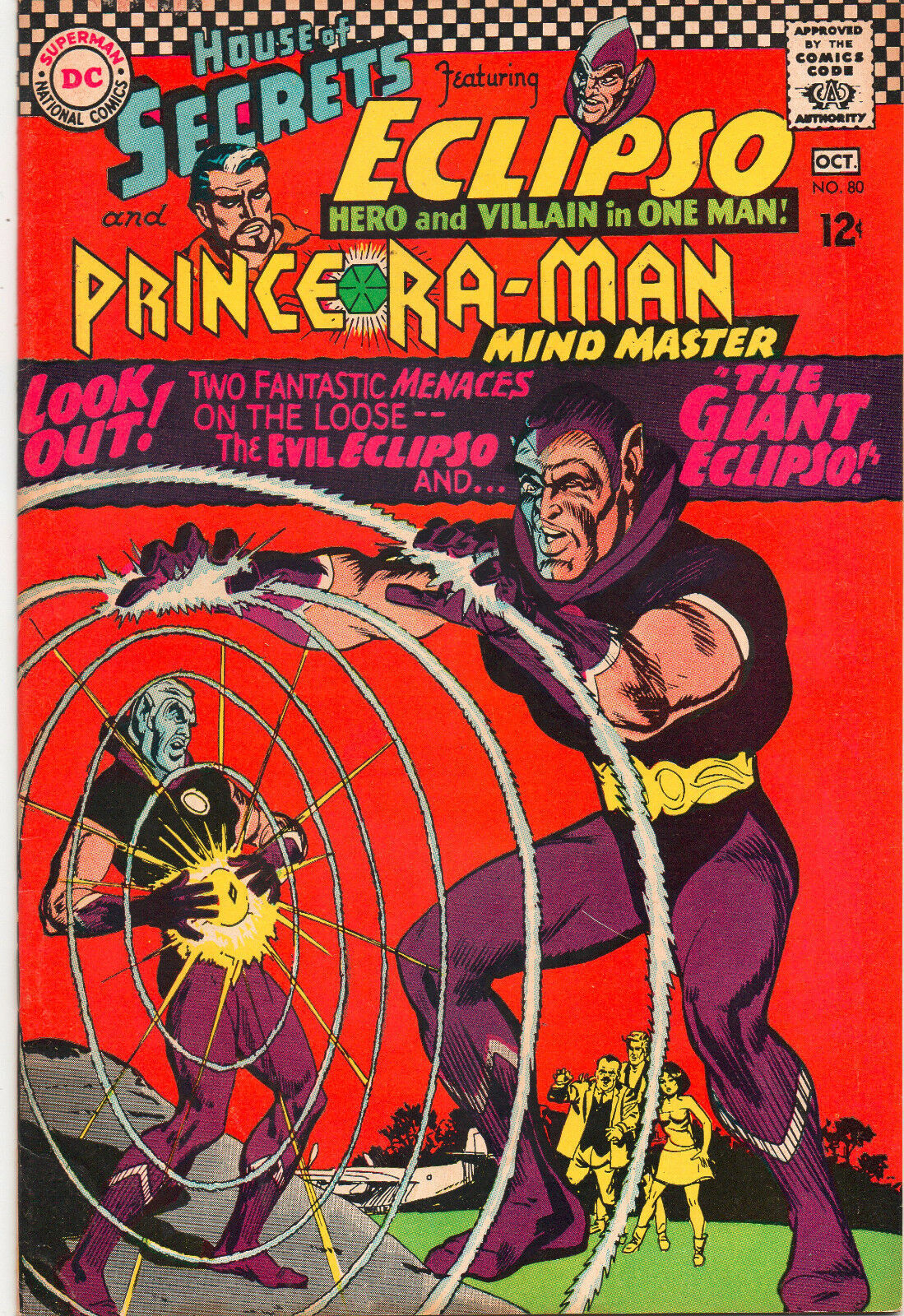 House Of Secrets #80 - Prince Ra-Man & Giant Eclipso - (Grade 8.0) 1966 ...