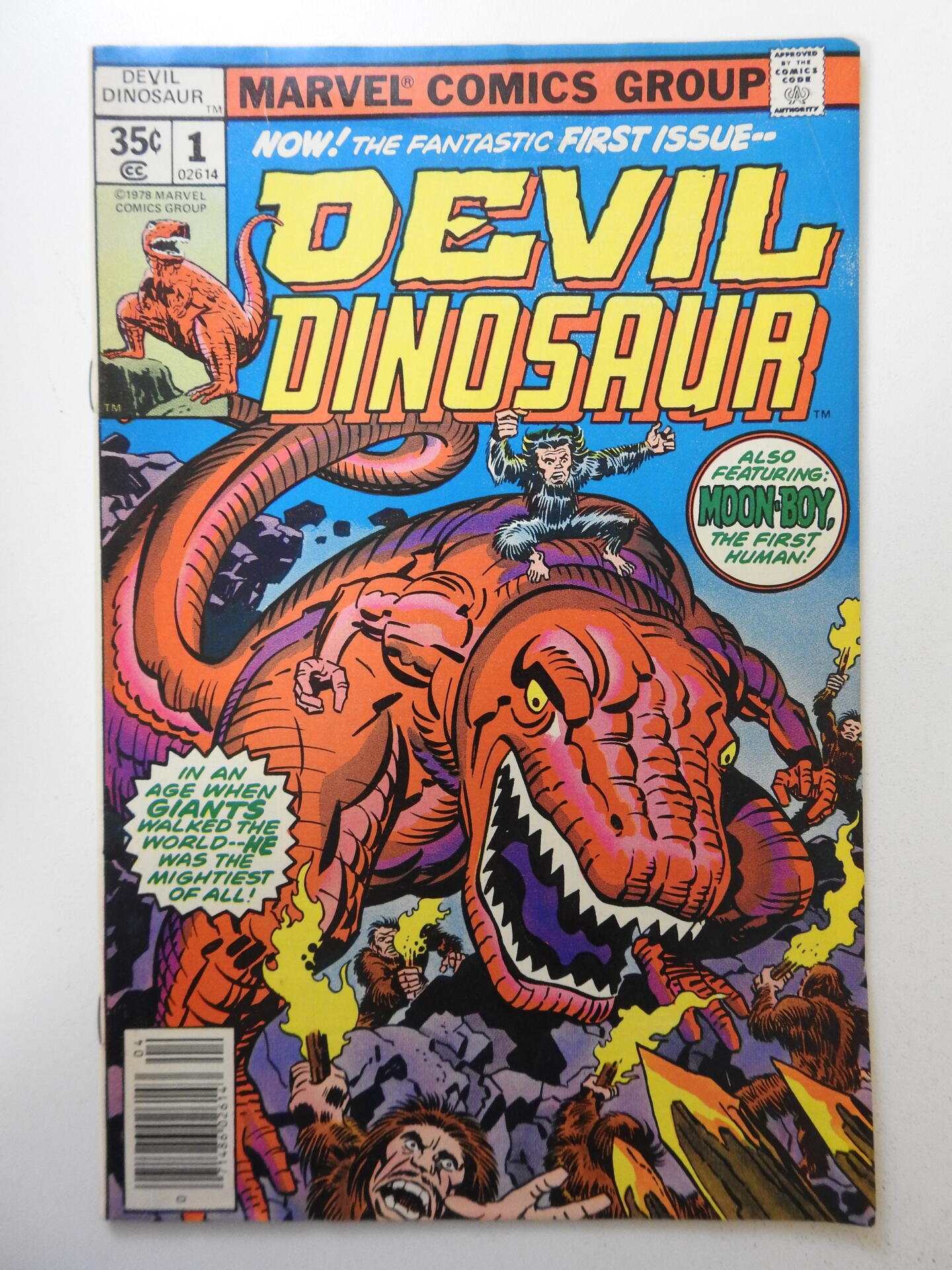 Devil Dinosaur #1 VG Condition! 1 in tear front cover | Comic Books ...