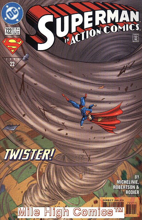 ACTION COMICS (1938 Series) (#0-600, 643-904) (DC) #722 Fair Comics ...